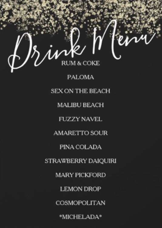 Drink Menu Ideas :: Independent-Bartender-Fresno